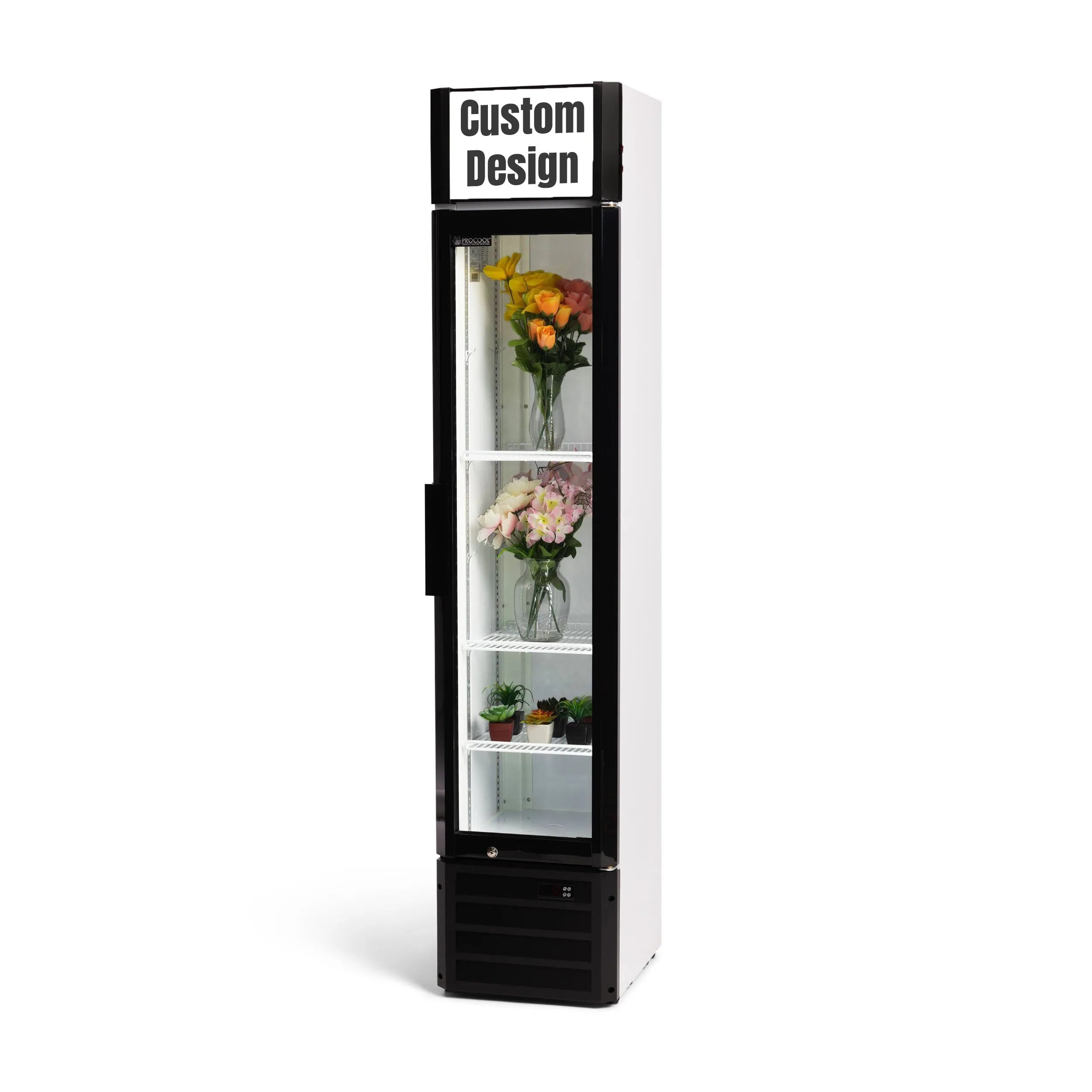 Slim Flower Display Cooler for Sale: Customized for You