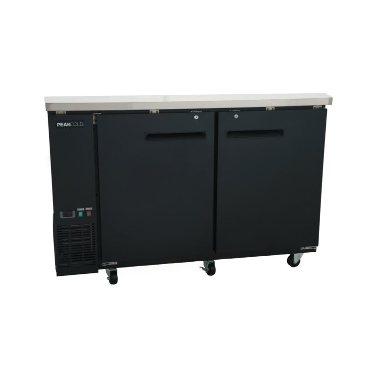 3 Glass Door Back Bar Cooler: Stainless Steel: Free Shipping