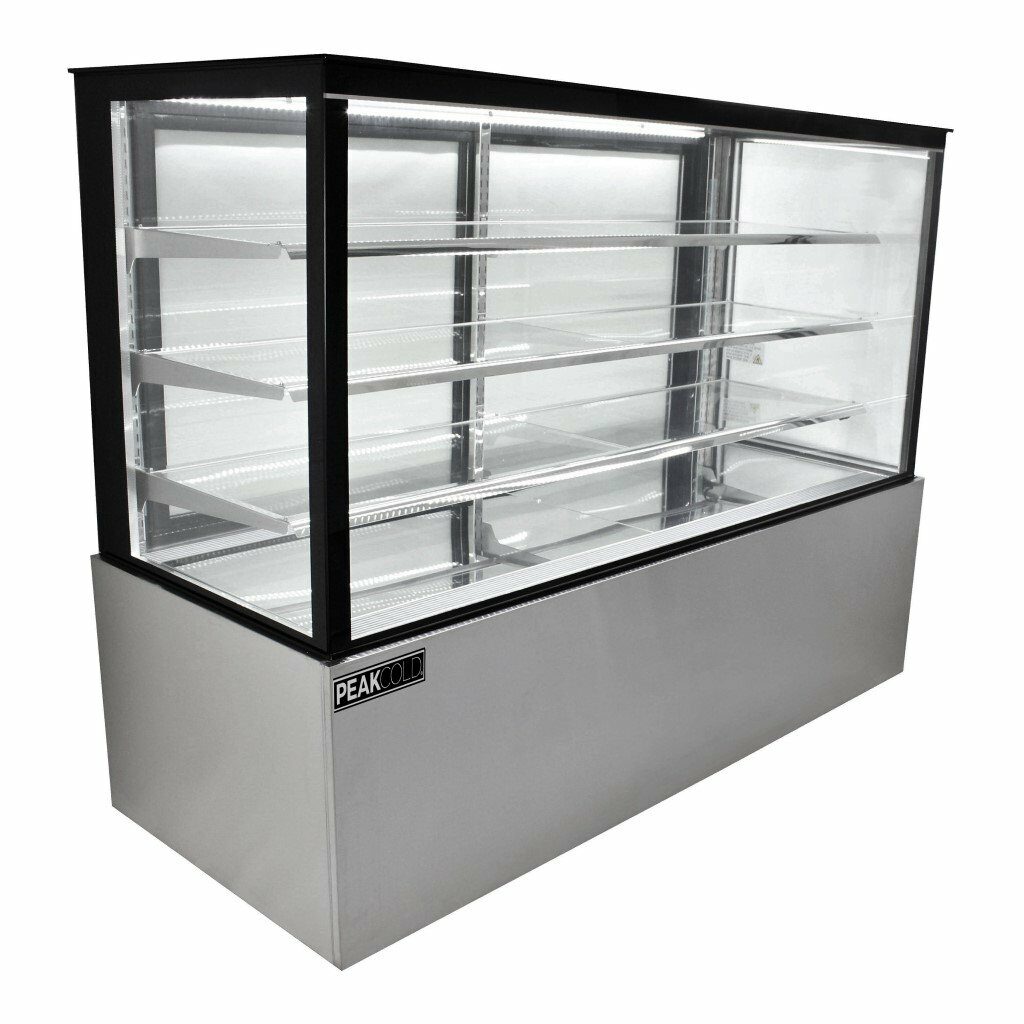 Bakery Display Case Refrigerated 3 Shelf Cake Case Ships Free