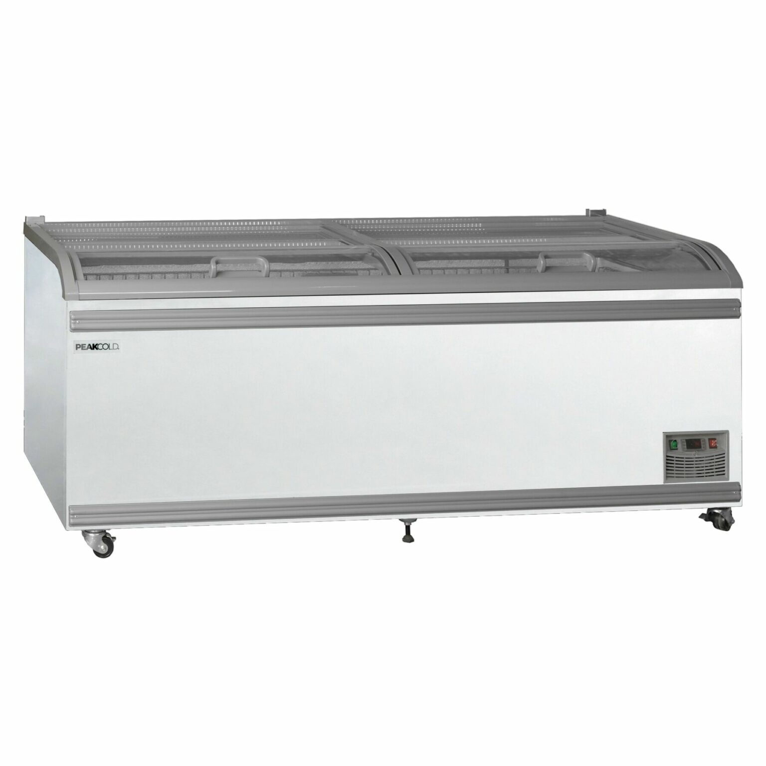 Commercial Display Freezer; PeakCold Glass Door Freezer