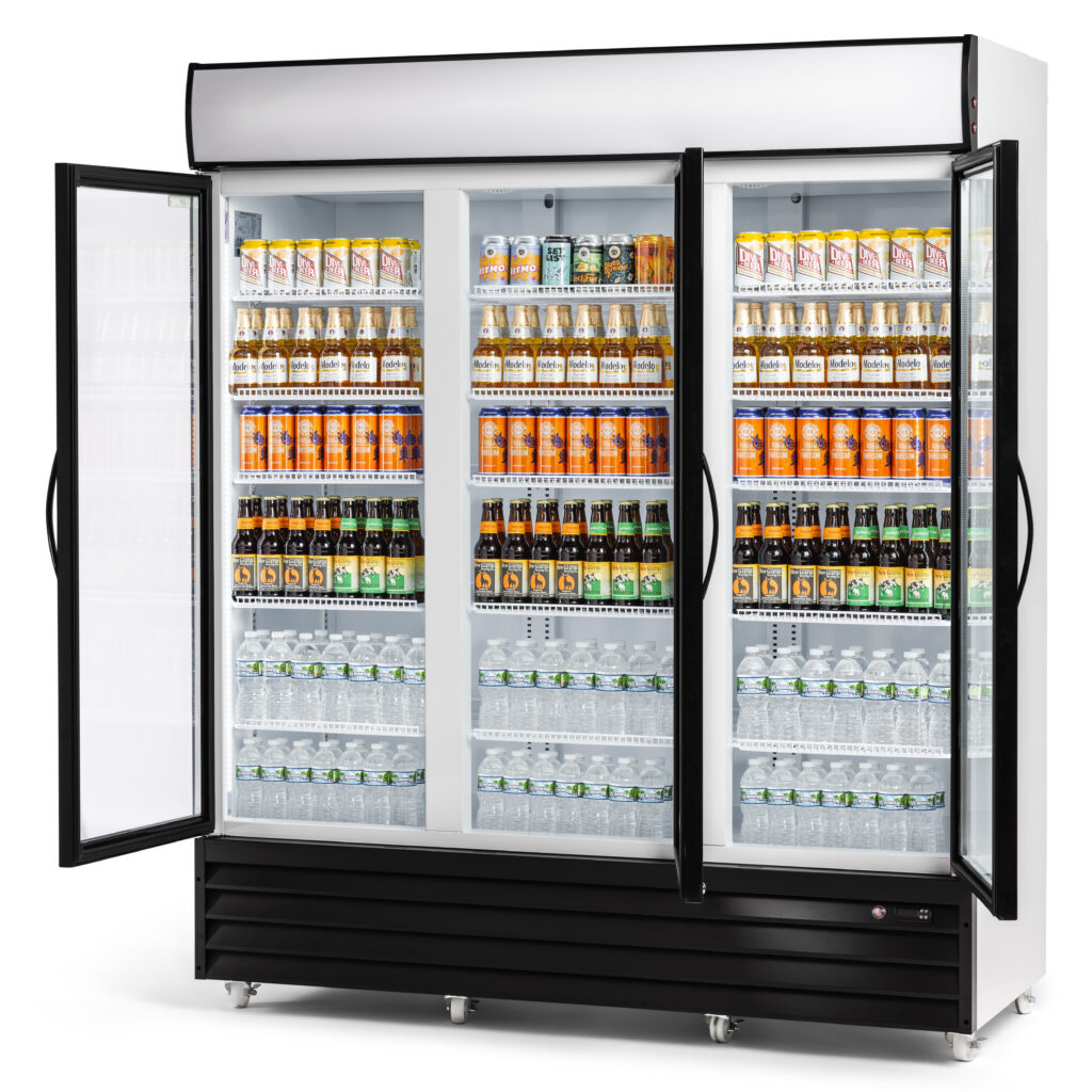 Procool 3 Door Upright High Efficiency Display Cooler