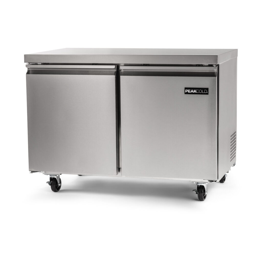 Commercial Undercounter Freezer; PeakCold 27" Worktop